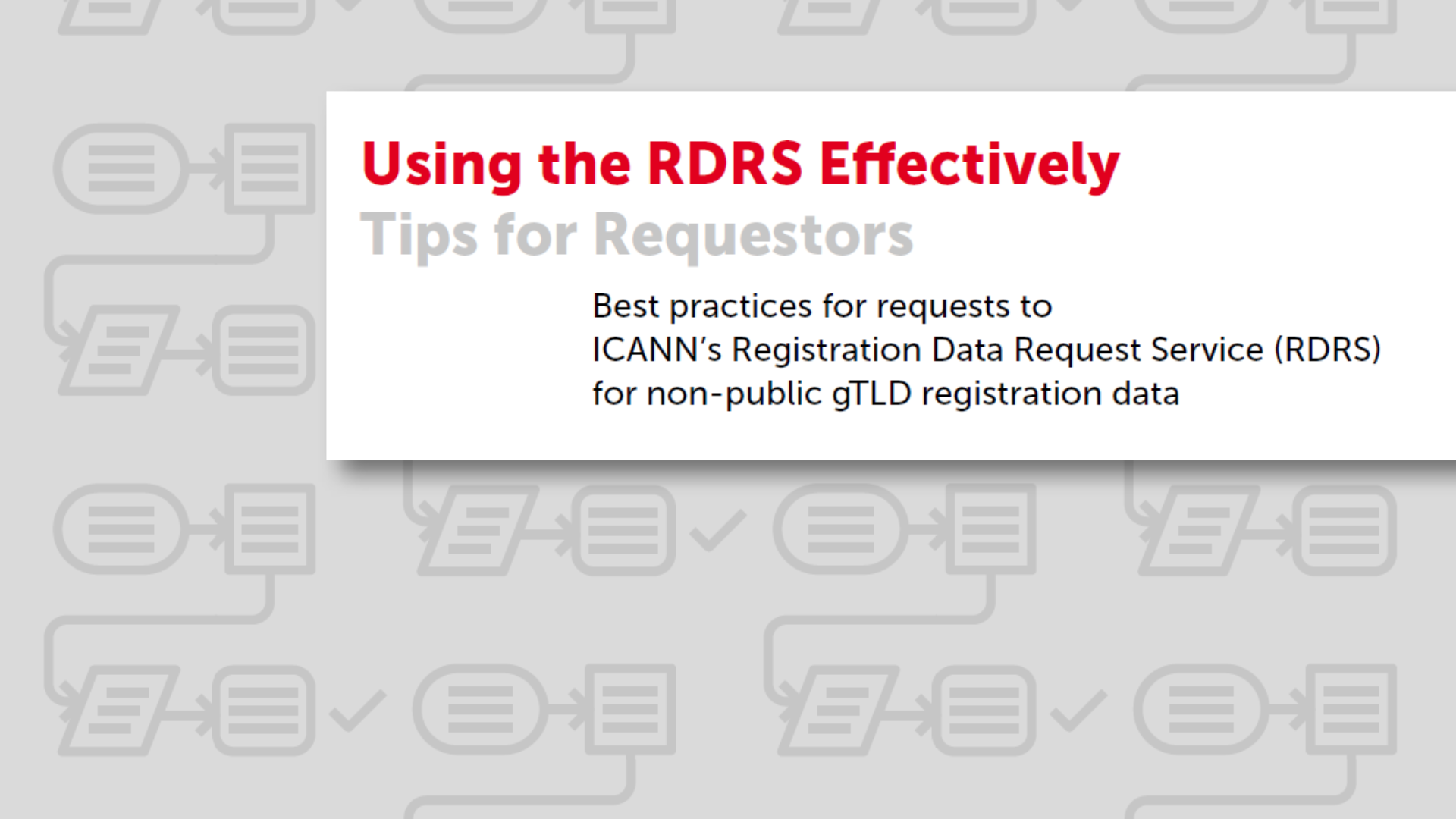 eco Provides Recommendations for the Effective Use of ICANN's Registration Data Request Services ...