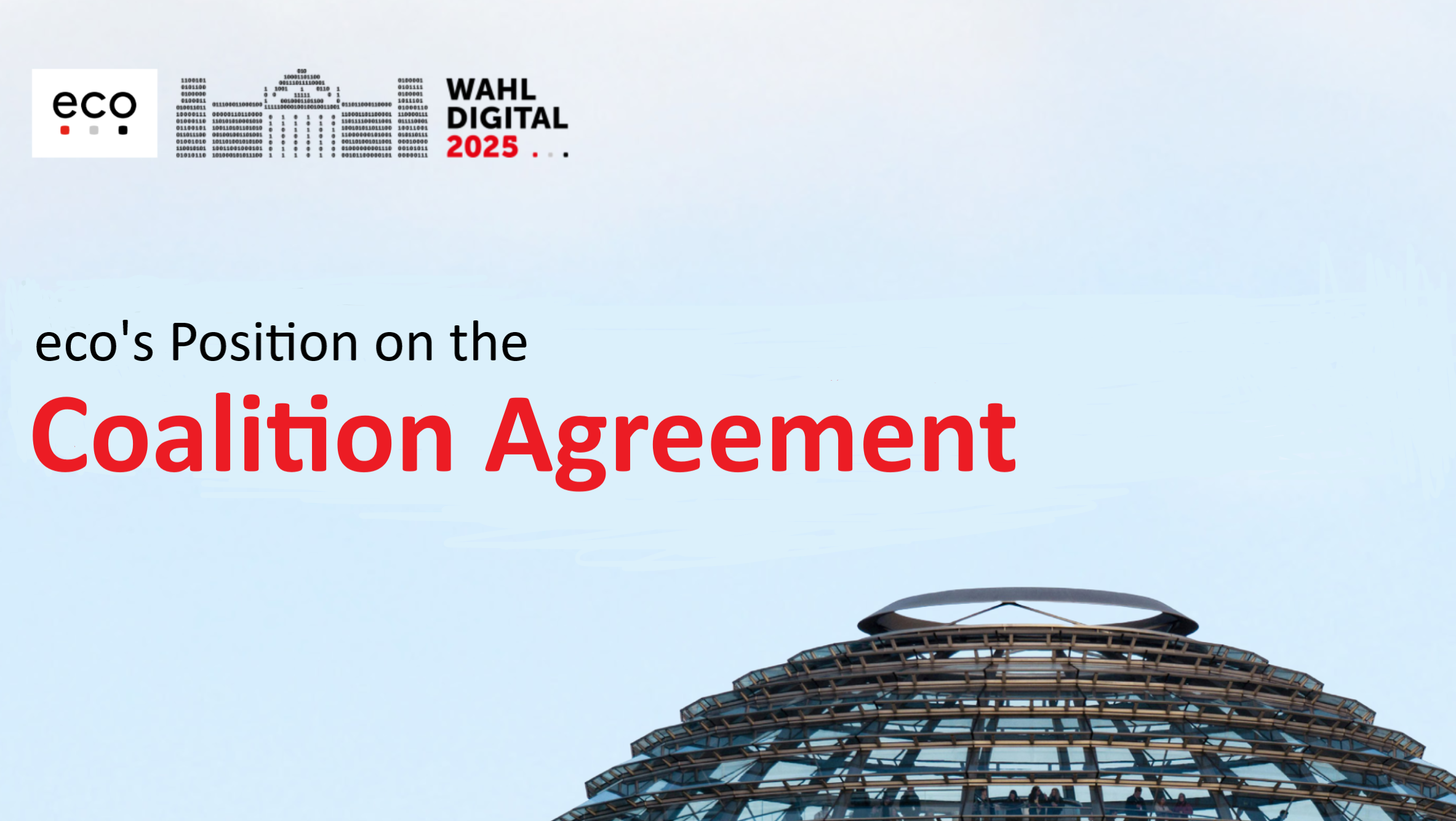 eco on the Publication of the Coalition Agreement: Ministry of Digitalisation Is a Strong Signal ...
